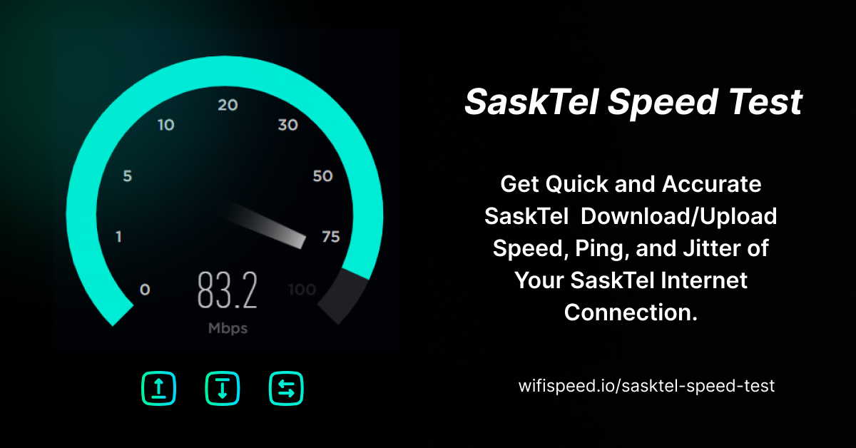 SaskTel Speed Test - Check SaskTel Internet Speeds